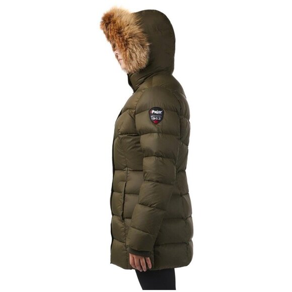 Pajar | Jackets & Coats | Pajar Roxy Womens Duck Down Fox Fur Trim Puffer Coat Winter Jacket M ...